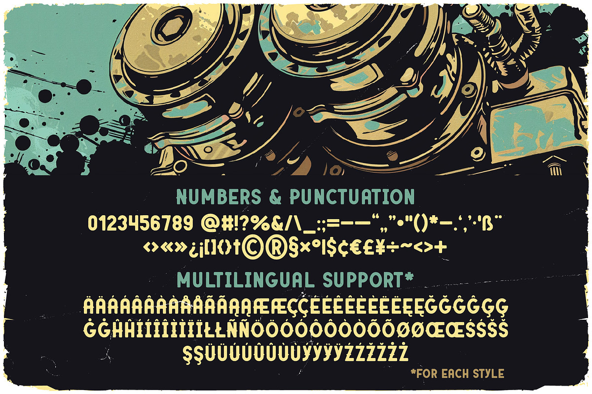 Piston Lover Retro Racing Font