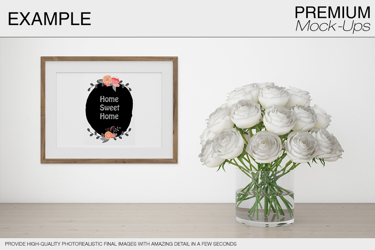90 Customoizable Frame Mockups, a Product Mockup by mock-ups
