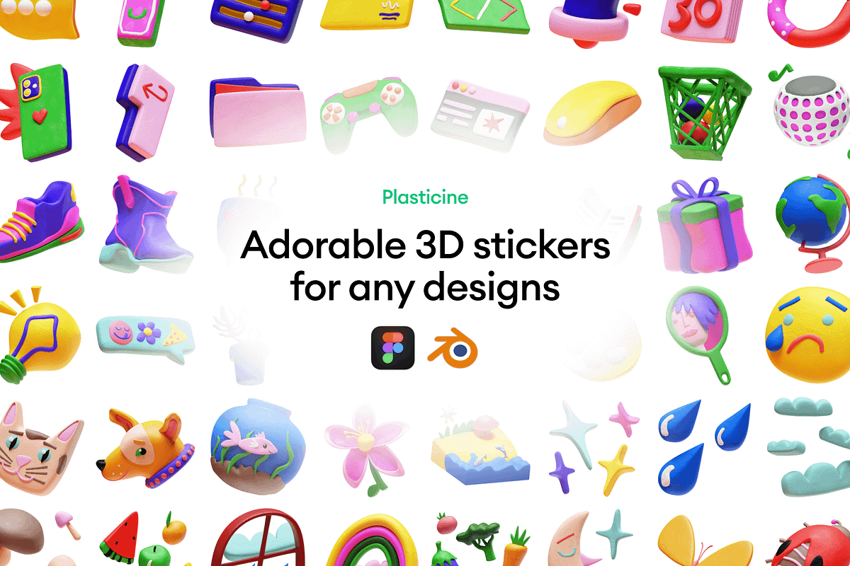 Plasticine, an Object 3D Model by Craftwork