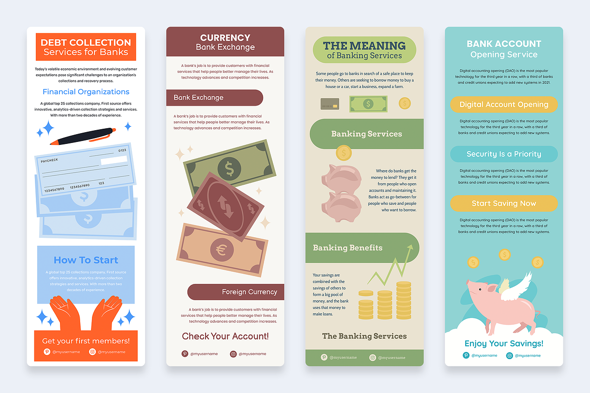 Banking Infographics, a Presentation Template by Slidesmash