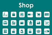 Set of shop simple icons, an Icon by Palau