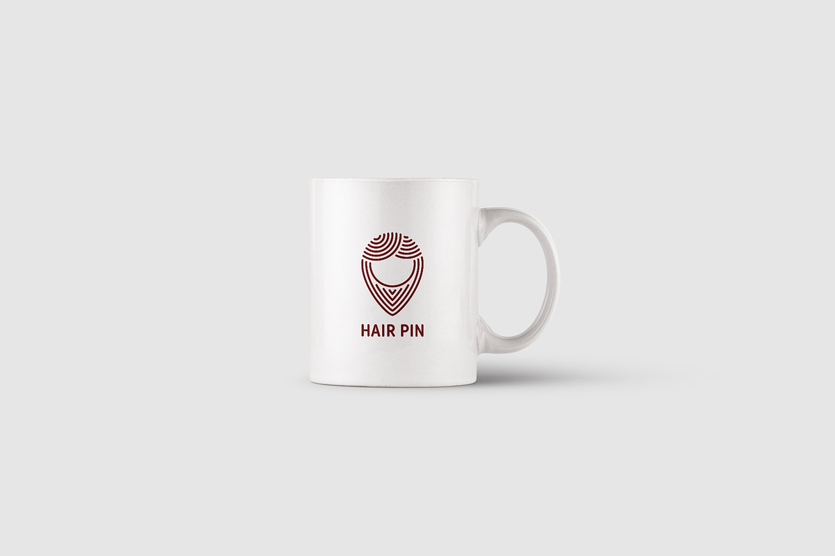 Hair Pin Logo, a Branding & Logo Template by Last Spark