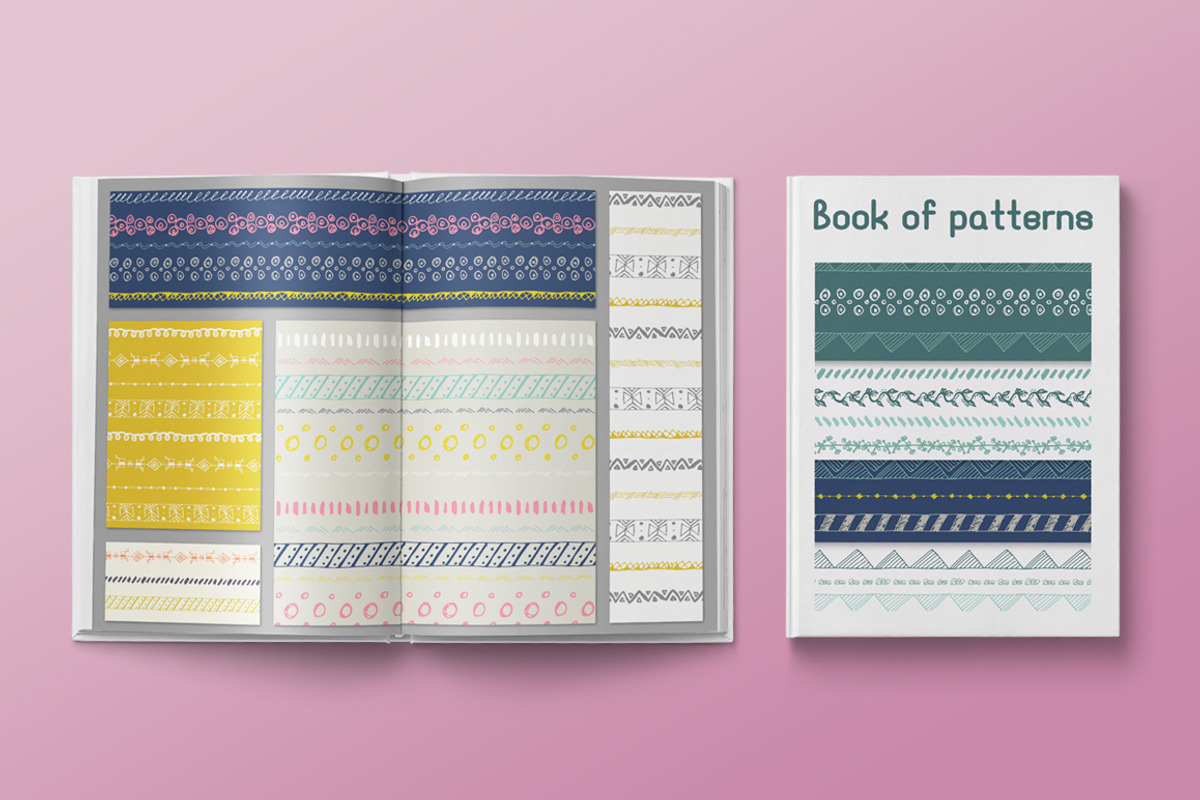 Set of funky patterns, a Pattern Graphic by SomStock | Creative Market