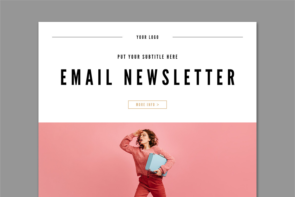 Digital Email Newsletter Layout, an Email Template by tomsarraipodesign