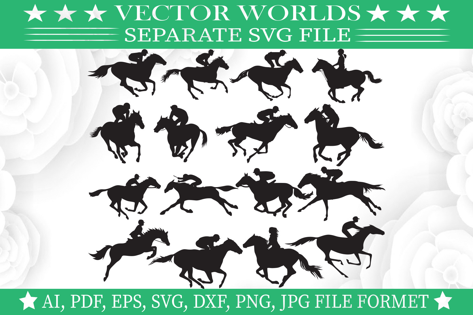 Horse Racing Svg, Race, Horse Svg, an Object Graphic by VectorWorlds