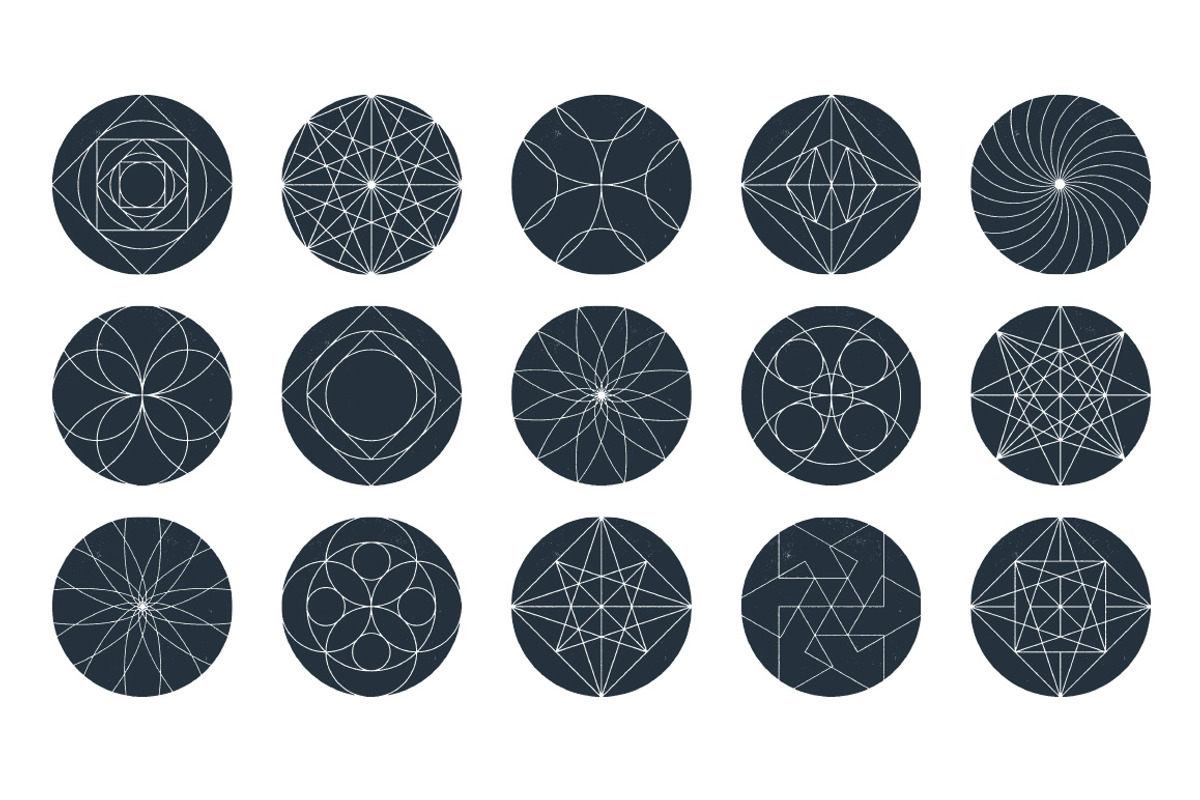 Geometric Vector Textures, a Texture Graphic by RuleByArt