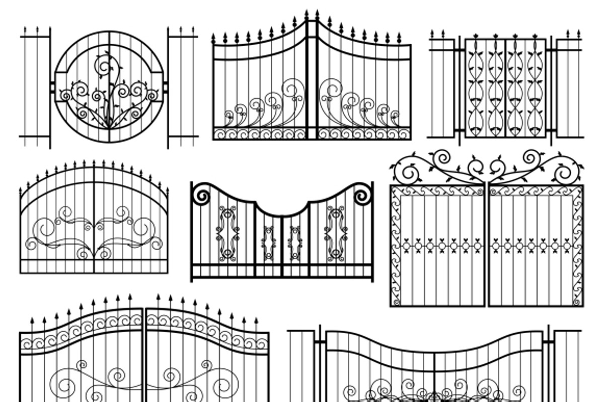 Iron Gates Icons, an Object Graphic by Microvector