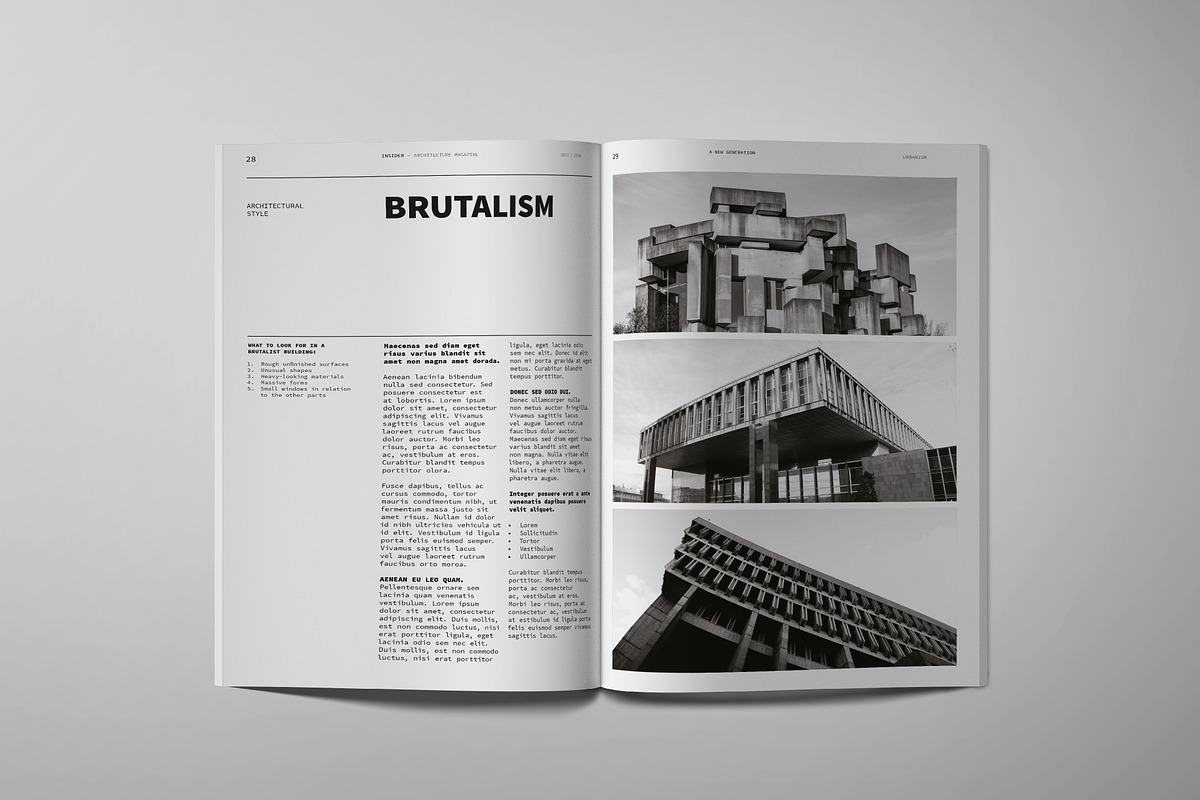 Architecture Magazine Template, a Magazine Template by dumitrasconiu.design