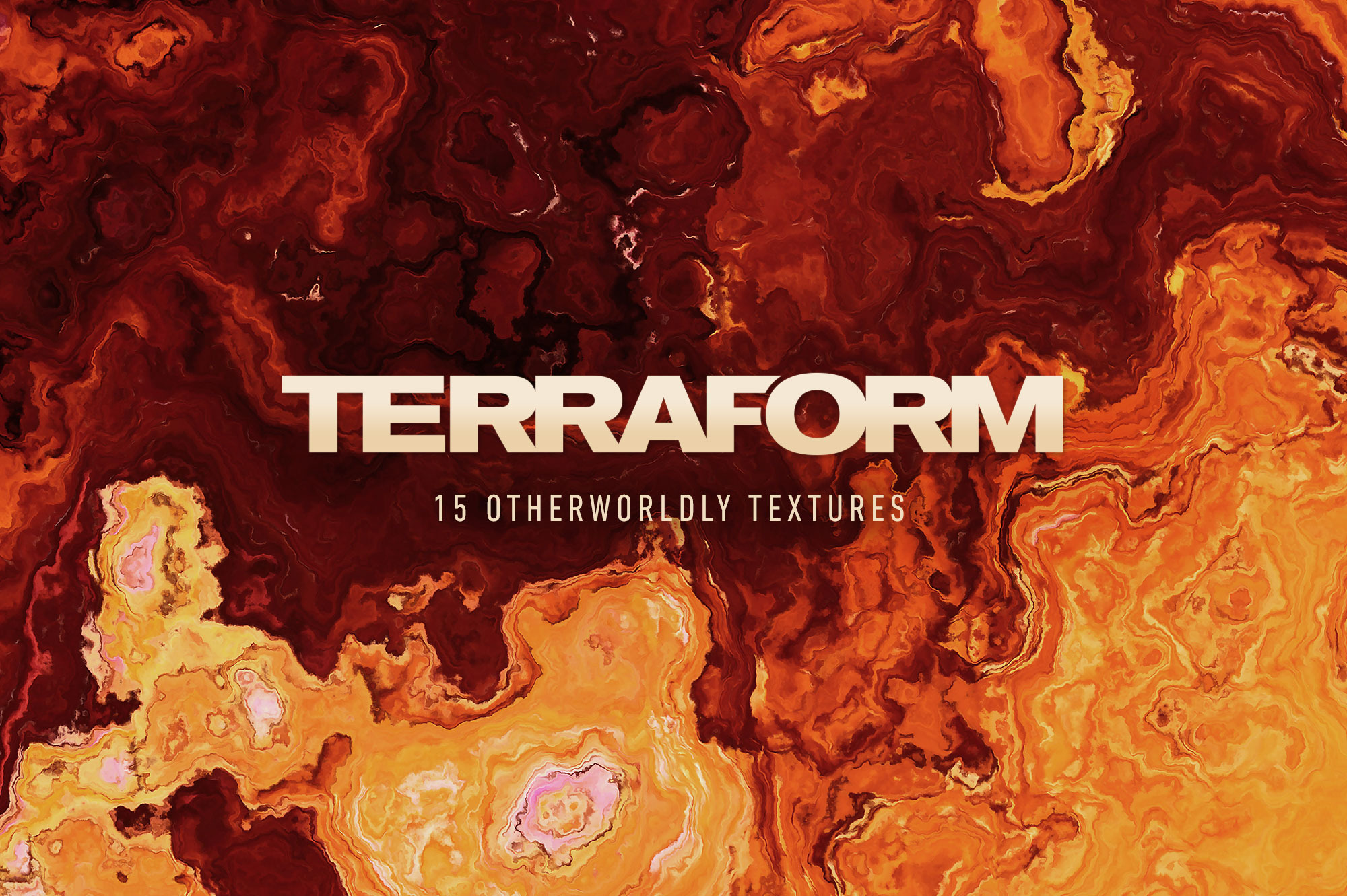Terraform: 15 Otherworldly Textures, a Texture Graphic by Chroma Supply