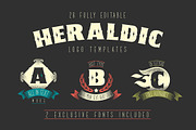 26 Heraldic Logo Templates + 2 Fonts, a Branding & Logo Template by ...