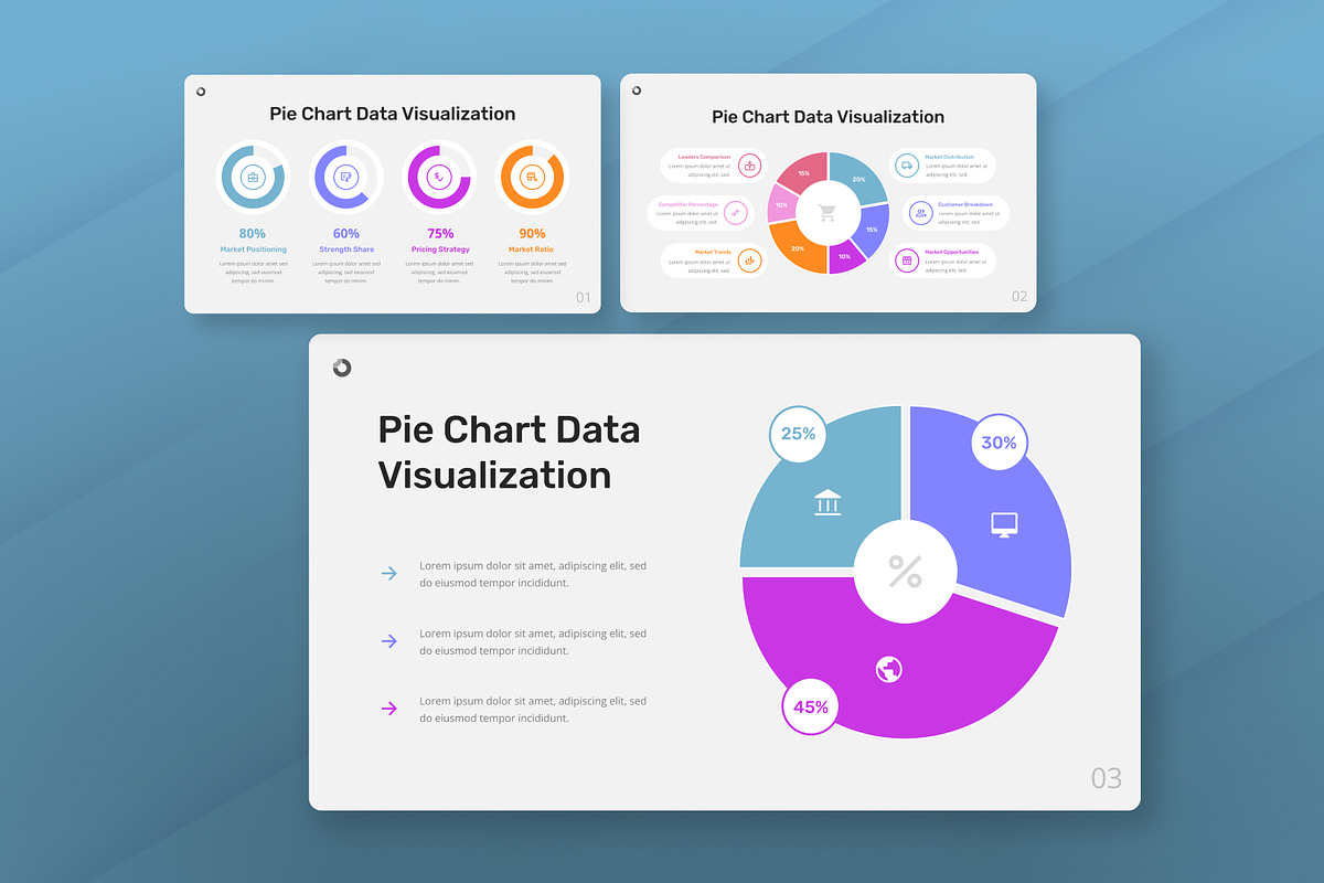 Pie Chart Data Visualization, an Object Graphic by Antstheme