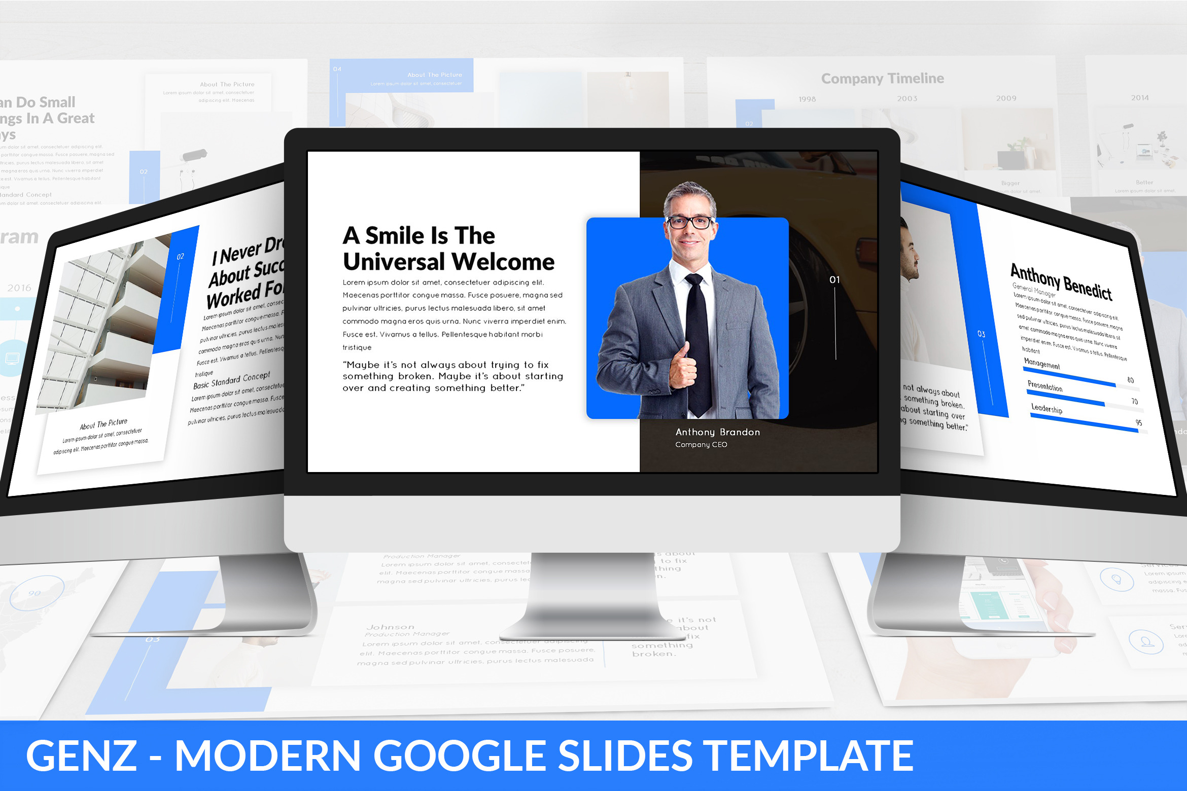 Genz - Modern Google Slides Template, a Presentation Template by ...