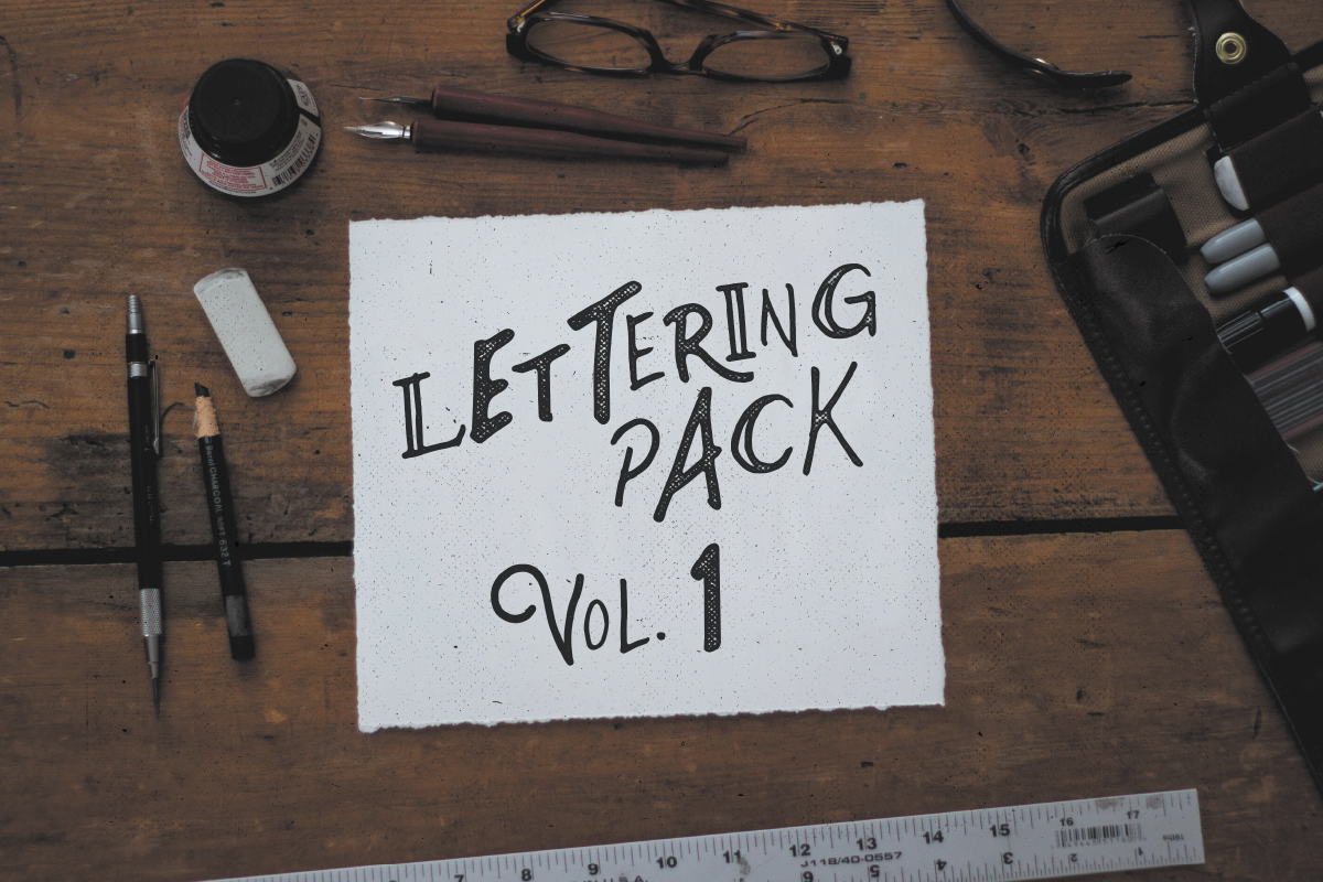 Lettering Pack Vol. 1, a Decorative Illustration by JoshuaRed Design ...