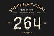 SuperNational 264 - font., a Sans Serif Font by David is Creative