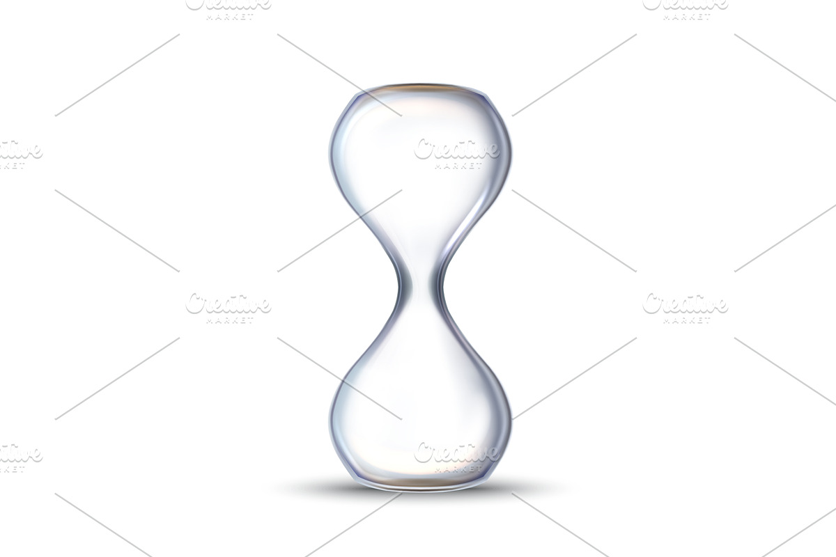 Hourglass Empty Glass Measurement, an Object Graphic by pikepicture