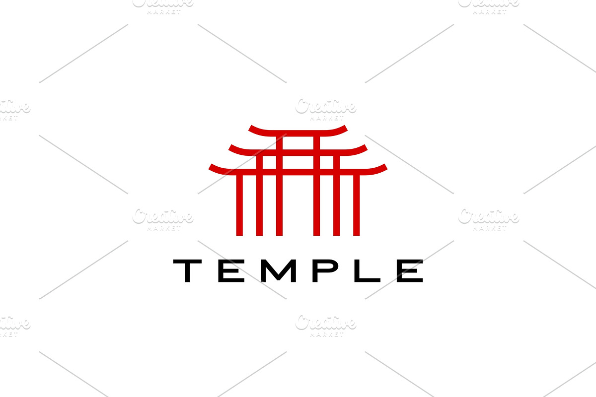 temple logo vector icon illustration, a Branding & Logo Template by ...