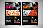 Photography Promo Flyer 2 Options, a Flyer Template by Design Up ...