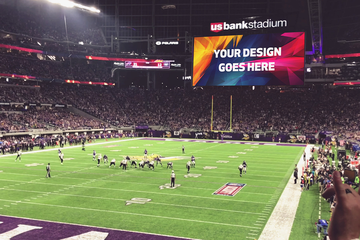 24 PSD NFL Stadium Mockup #1, a Mockup by Laura