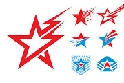 7 Stars - Logo Signs Illustrations, a Work Illustration by serkorkin