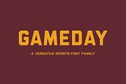 Gameday, a Sans Serif Font by Studio One Four