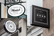 50 Retro Modern Vector Editable Logos