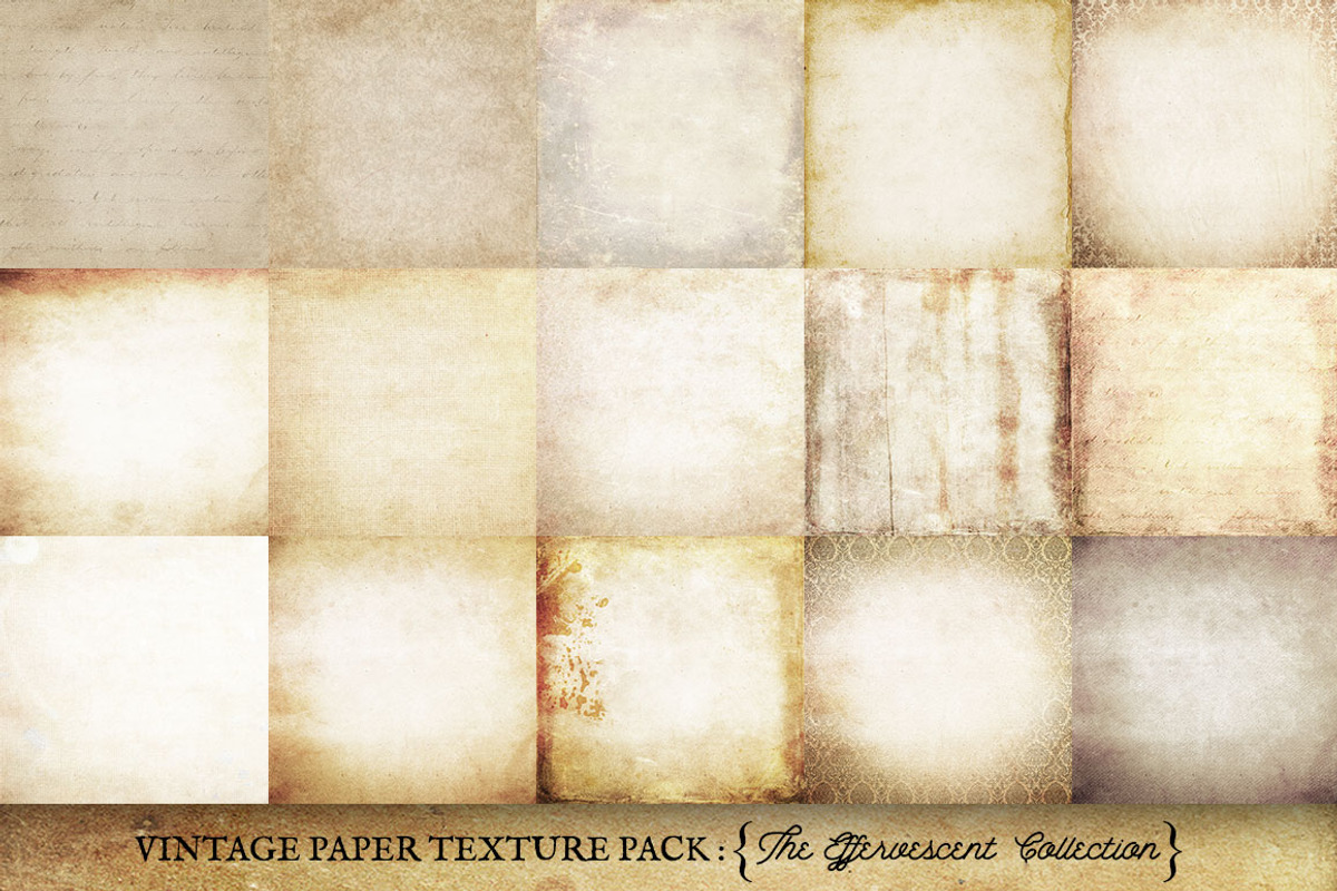 Vintage Paper Textures Effervescent, a Texture Graphic by Eclectic ...