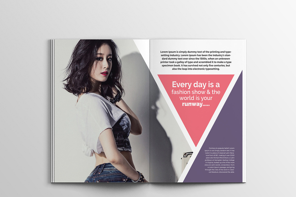 PRETTY Fashion Magazine Template, a Magazine Template by MRI STUDIO
