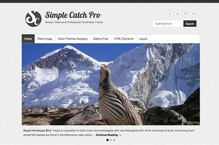 Adventurous Pro, a WordPress Template by Catch Themes