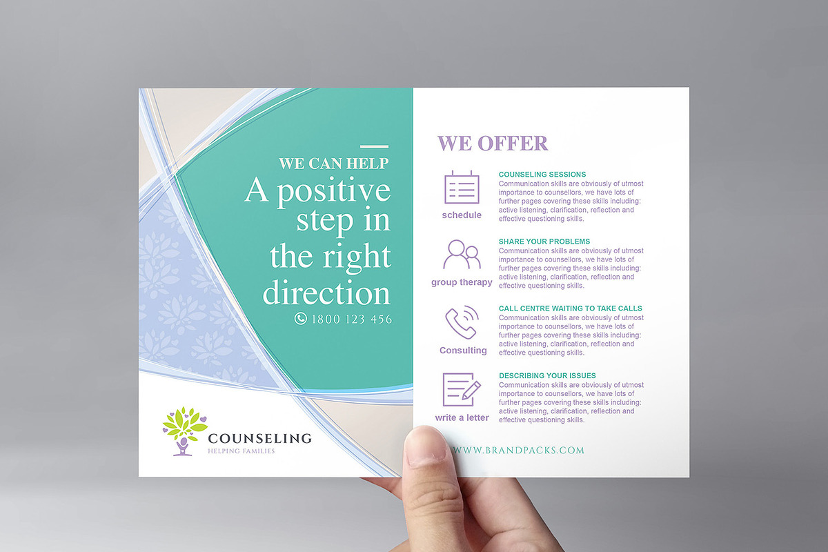 Simple Corporate Flyer Template, a Flyer Template by BrandPacks