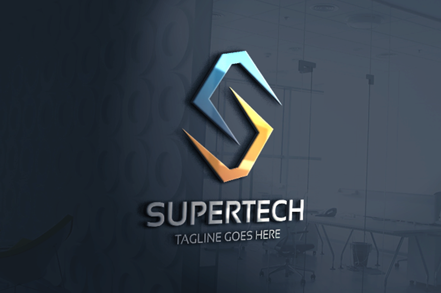 Supertech - Letter S Logo, a Branding & Logo Template by Bintank Studio