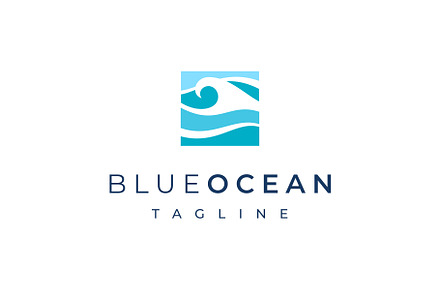 Ocean Company Logo | Branding & Logo Templates ~ Creative Market
