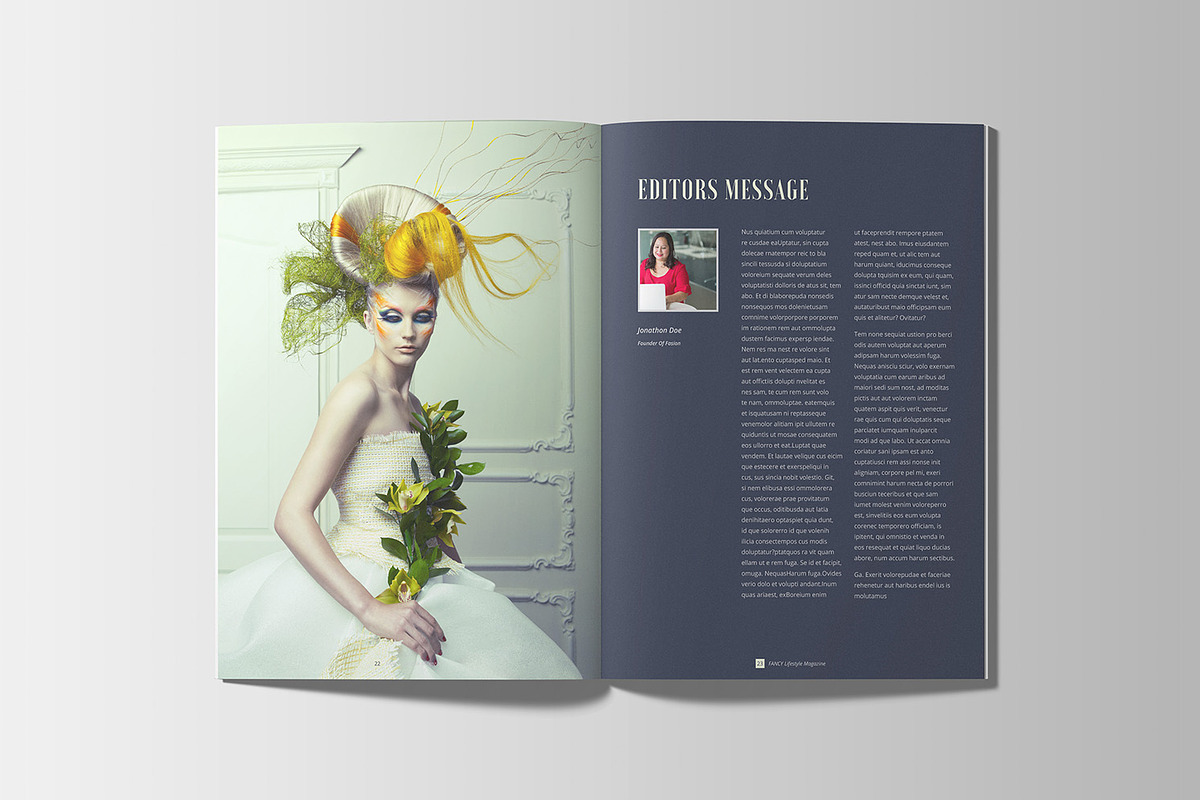 Luxury LookBook Magazine, a Magazine Template by Layout Design