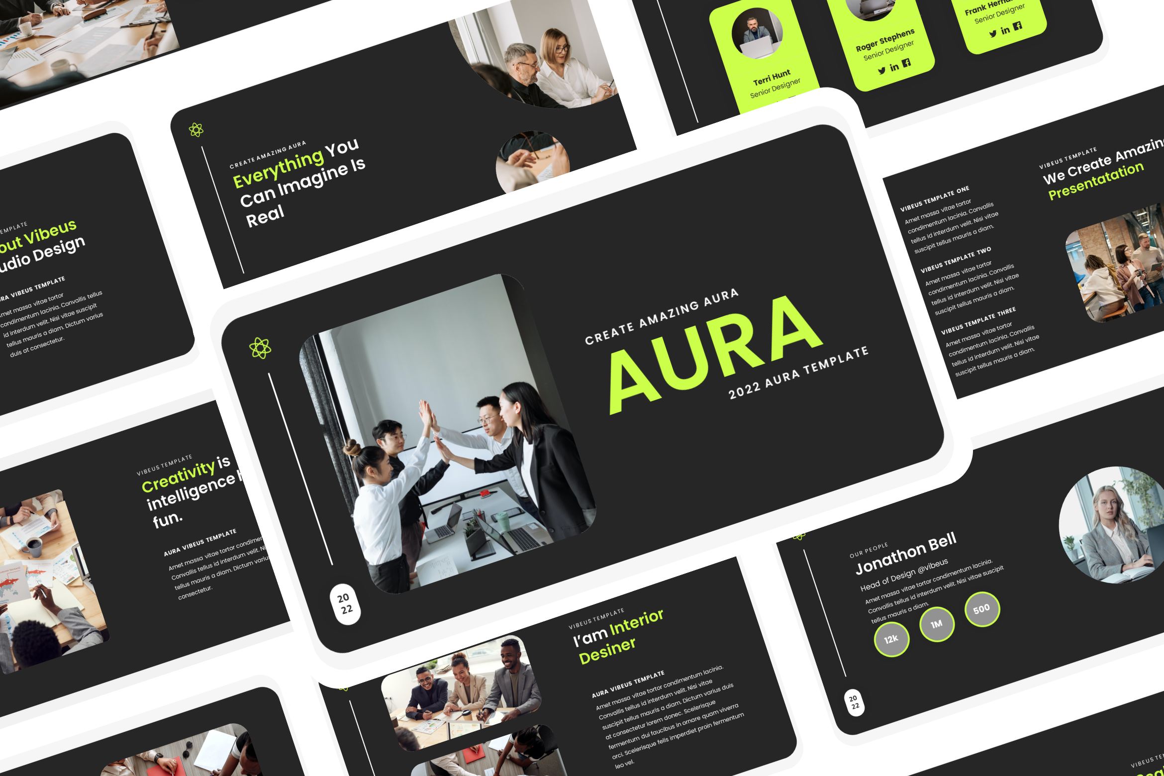 Aura - Pitch Deck Presentation, a Presentation Template by Hammad Arif