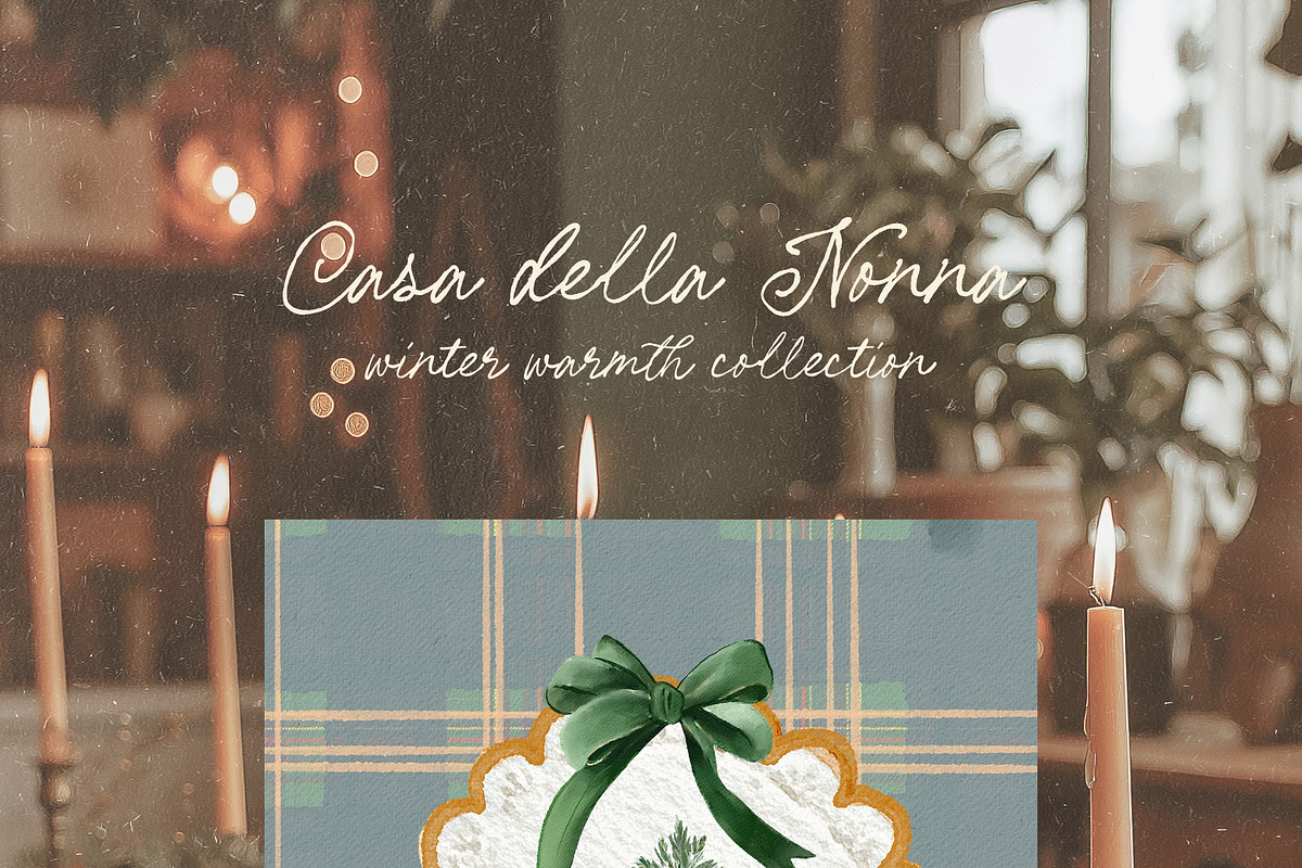 Casa Della Nonna - Christmas Set, an Illustration by Isabelle Salem