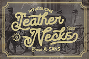 Leather Necks - Vintage Font Duo, a Script Font by Dharmas Foundry