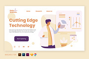 Cutting Edge Technology, a Landing Page Template by SlideFactory