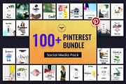 Pinterest Post Template Bundle | Social Media Templates ~ Creative Market