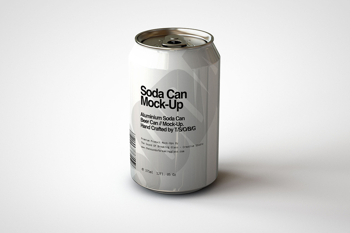 Soda Can | Beer Can Mock-Up 1, a Product Mockup by TSOBG
