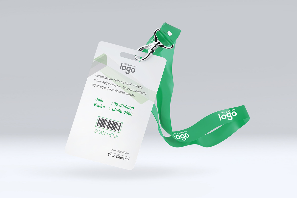 ID CARD, a Stationery Template by ZAAS