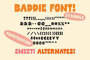 Baddie! Reverse Contrast! Hand drawn! | baddie font, baddie fonts ...