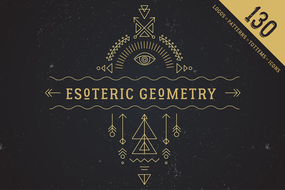 Esoteric Sacred Geometry Huge Bundle, a Branding & Logo Template by Marish