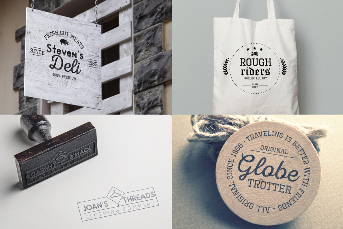 10 Trendy Logo Templates, a Branding & Logo Template by Vector Chameleon