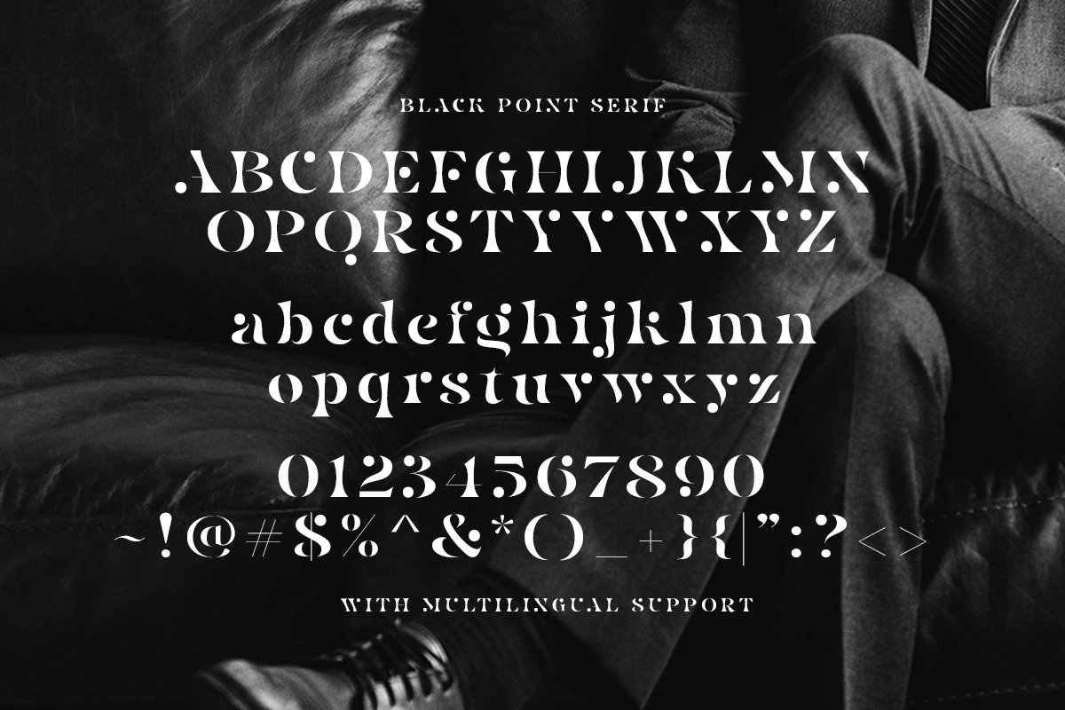 Black Point - Modern Font Duo, a Script Font by Sarid Ezra