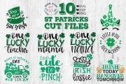 10 St Patricks Day Cut Files, an Illustration by Graphic House Design P.C