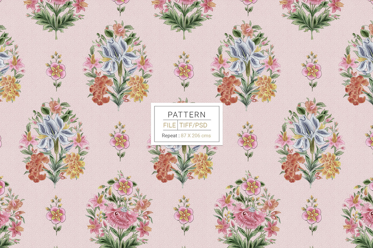 Buti, Exquisite hand painted Design!, a Pattern Graphic by TSTUDIO