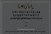 GHOUL FONT, a Sans Serif Font by MVMG