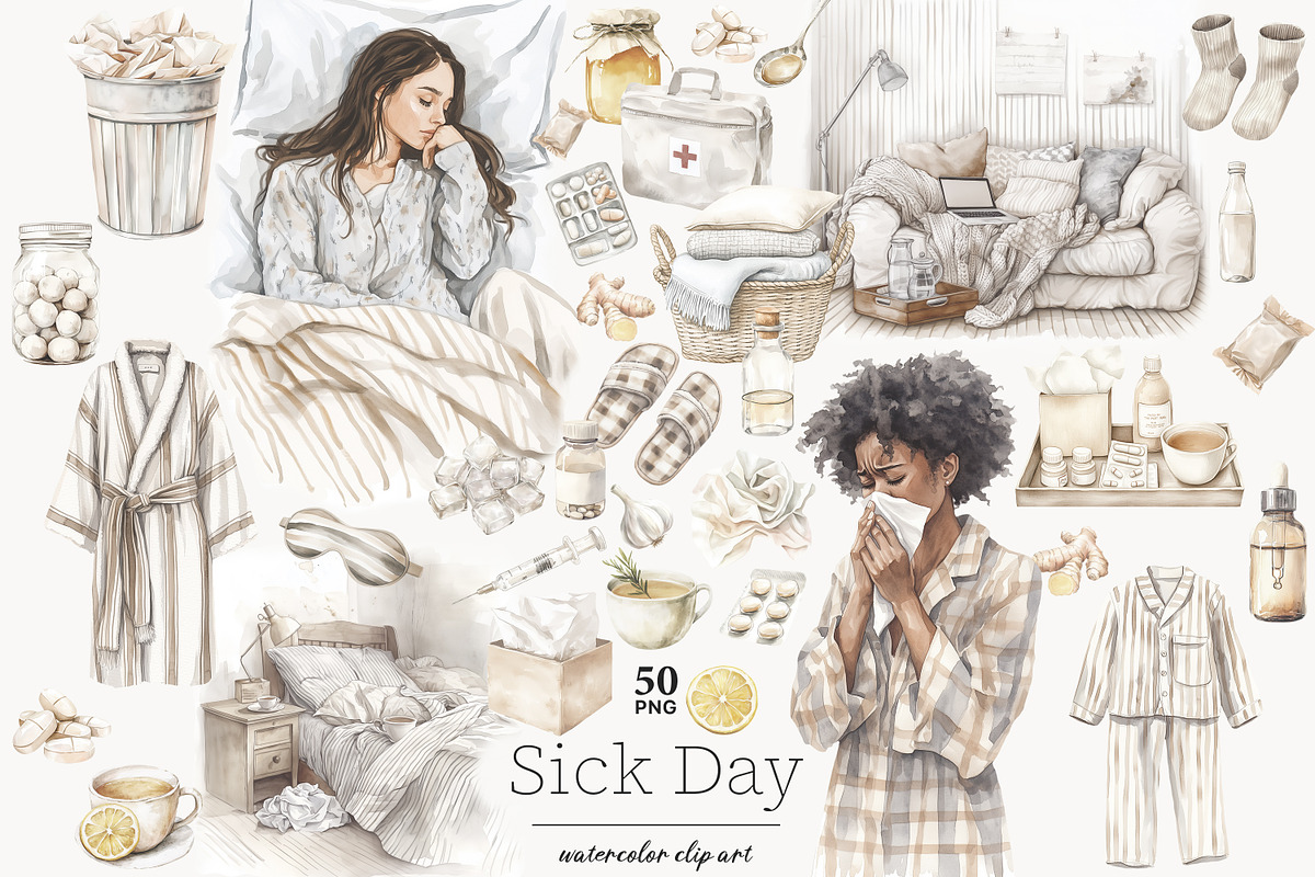 Sick Day Clipart | Cozy Home Medical