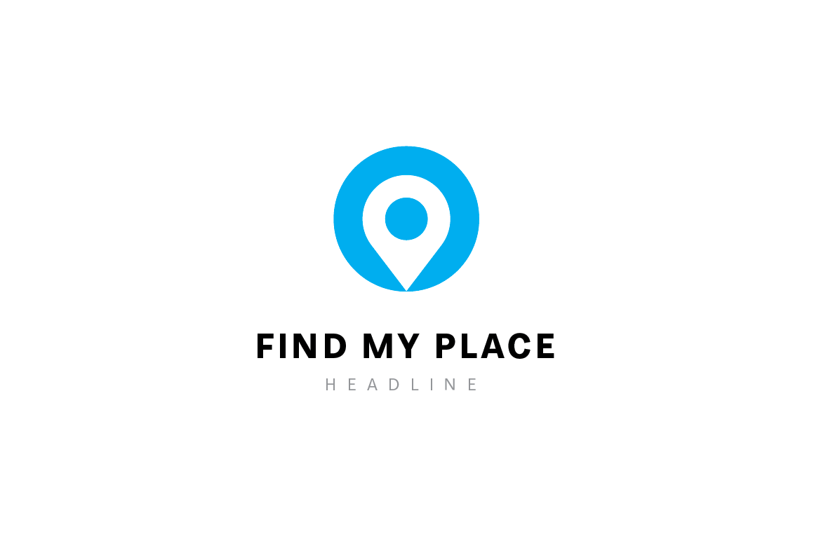 Find my place logo template., a Branding & Logo Template by Anton Akhmatov