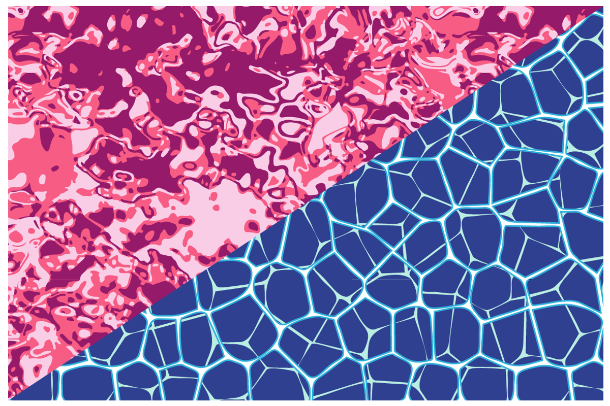 Water Patterns, a Pattern Graphic by Marmalade Moon
