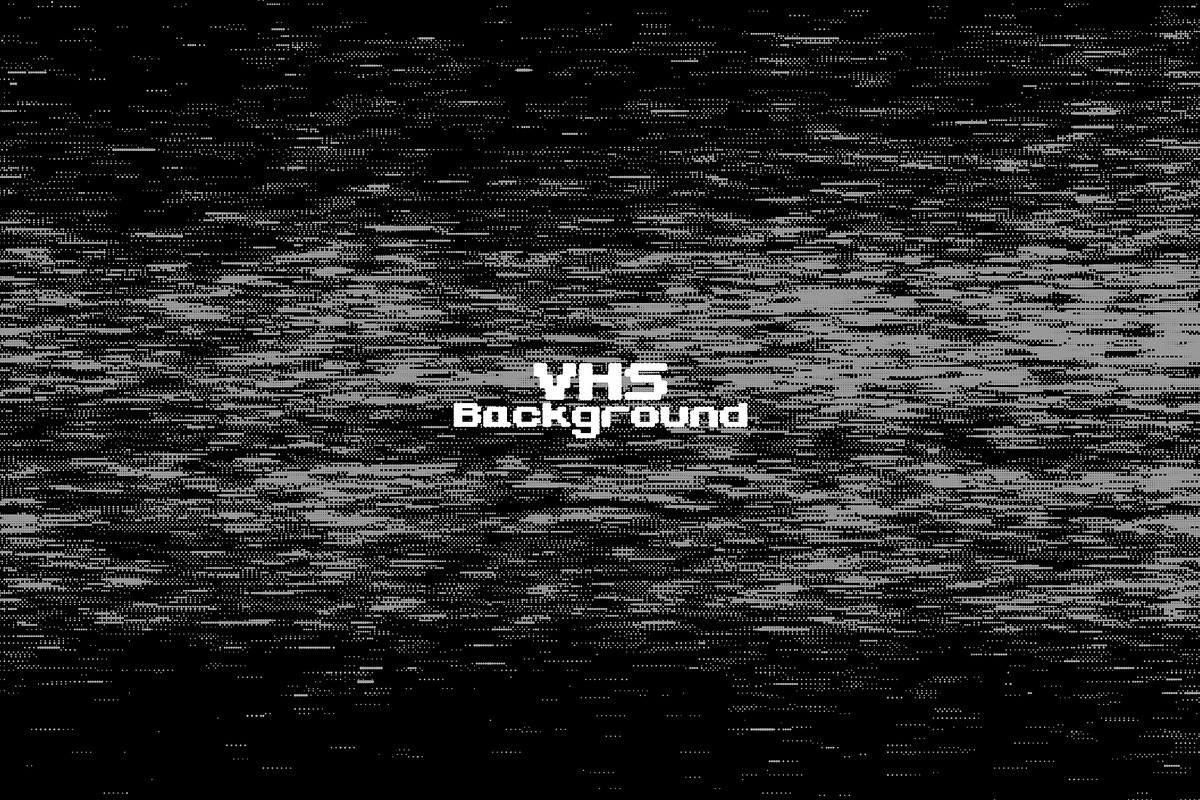Analog tv VHS glitch texture